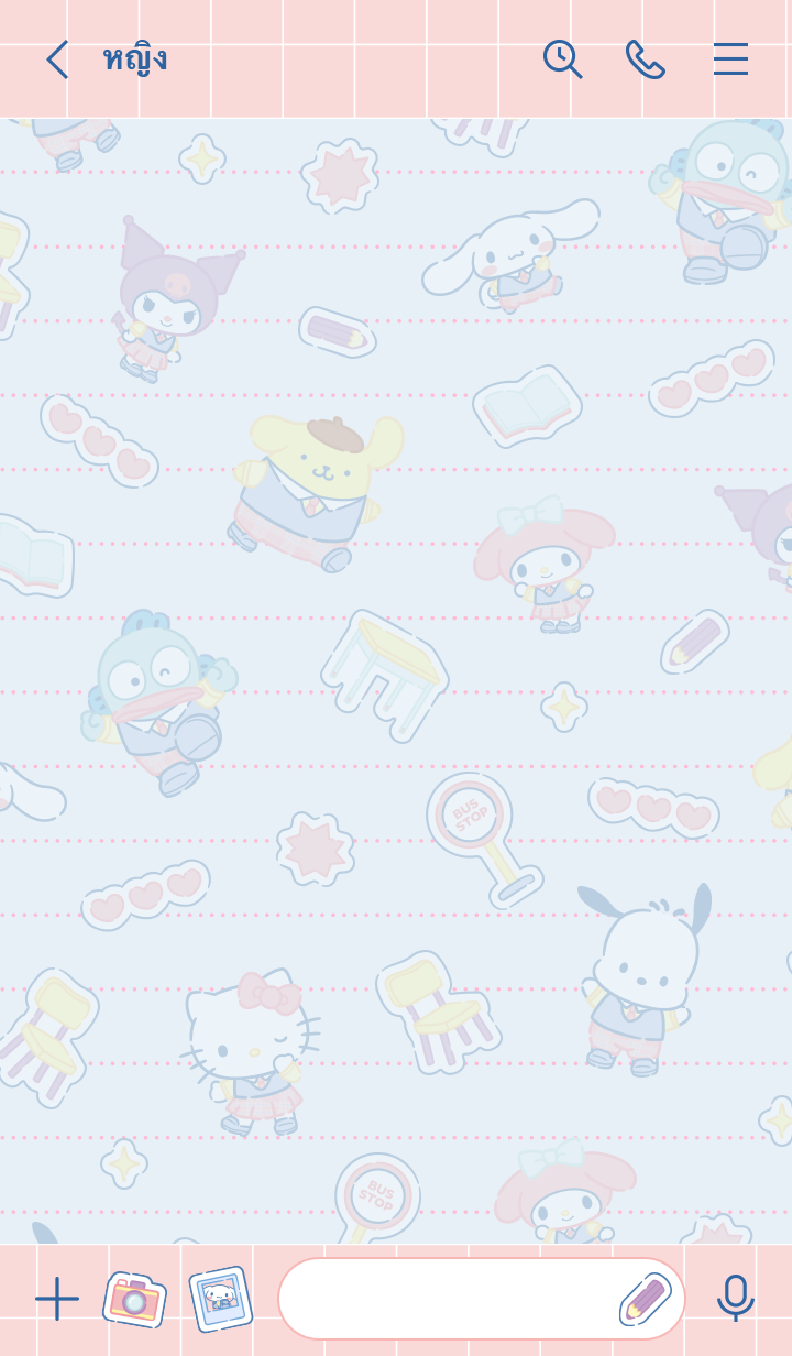 Sanrio characters โรงเรียน ธีมไลน์ ของแท้ 100% ลิขสิทธิ์แท้ ไม่มีวัน ...